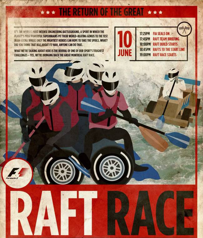 F1 | En Canadá no solo se compite en el asfalto... ¡también en el agua ...