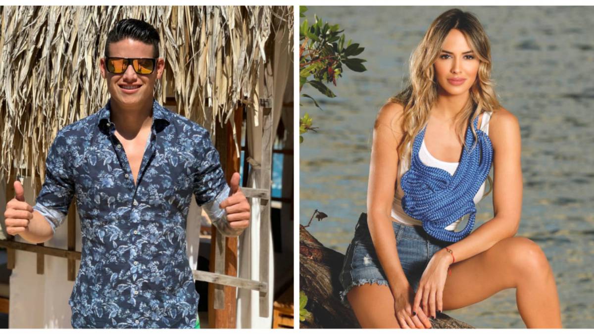 James Rodríguez y Shannon de Lima, amor también en el Bernabéu - AS.com