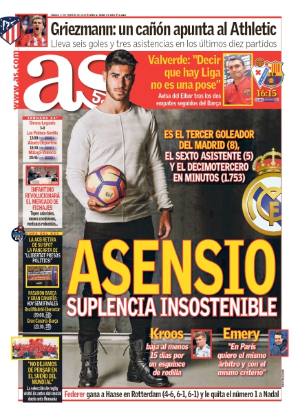 AS.com - Diario online deportivo. Fútbol, motor y mucho más
