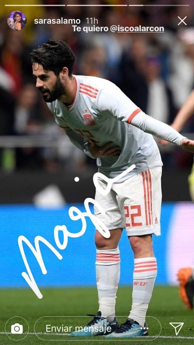 Isco dedica su primer hat-trick a Sara Sálamo - AS.com