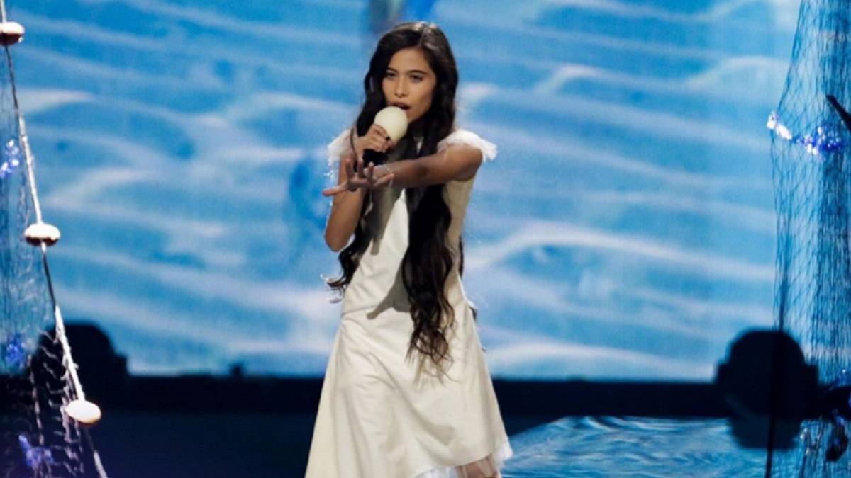 La española Melani queda tercera en Eurovisión Junior - AS.com