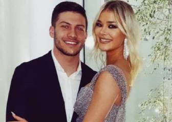 Luka Jovic le pide matrimonio a su novia, la modelo Sofia Milosevic ...