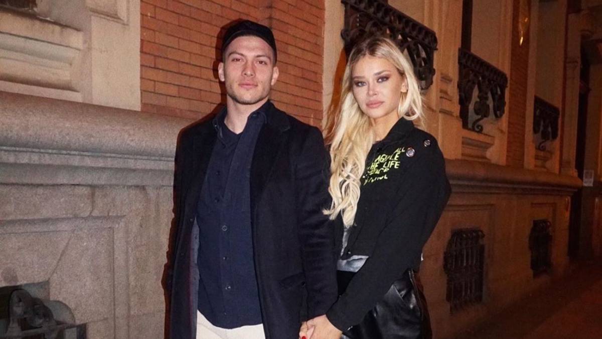 Luka Jovic le pide matrimonio a su novia, la modelo Sofia Milosevic ...